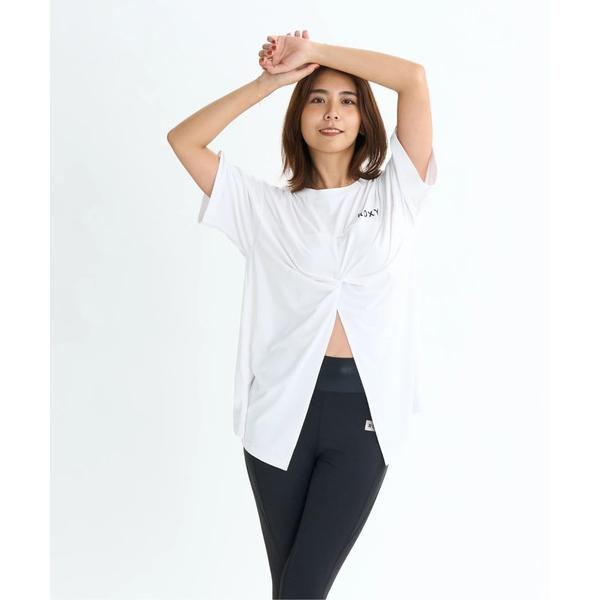 『セール実施中』ZOZO問い合わせ番号:97387822ショップ:ROXY/QUIKSILVER，ロキシー/クイックシルバーブランド:ROXY，ロキシー商品名:ALL IS WELL TEE/ロキシー水陸両用速乾UVケアスリットデザイン2W...