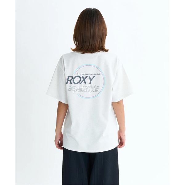 『セール実施中』ZOZO問い合わせ番号:97387850ショップ:ROXY/QUIKSILVER，ロキシー/クイックシルバーブランド:ROXY，ロキシー商品名:BE ACTIVE TEE/ロキシー速乾UVケアワイドシルエットバックプリント半...
