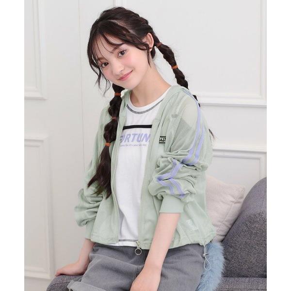 『タイムセール実施中』ZOZO問い合わせ番号:97388298ショップ:PINK-latte，ピンク ラテブランド:PINK-latte，ピンクラテ商品名:メッシュラインジップパーカカテゴリ:トップス>パーカーブランド品番:319-3...