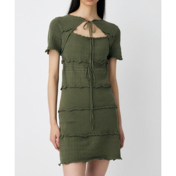 『タイムセール実施中』ZOZO問い合わせ番号:97388912ショップ:MOUSSY，マウジーブランド:MOUSSY，マウジー商品名:BOW DESIGN KNIT ミニドレスカテゴリ:ワンピース/ドレス>ワンピースブランド品番:01...