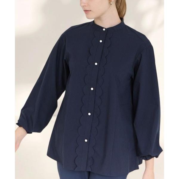 『セール実施中』ZOZO問い合わせ番号:97389339ショップ:Spendard，スペンダードブランド:Sono，ソーノ商品名:ご自宅でお洗濯可能/日本製撥水/ストレッチ【SONO/ソーノ】スカラモチーフロングスリーブブラウスカテゴリ:ト...