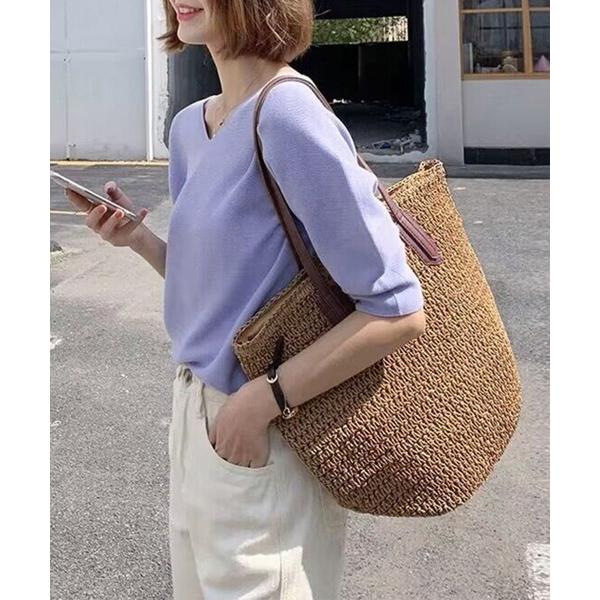 『タイムセール実施中』参考価格：4，120円発売時期：2024年02月コンディション：A（使用感なし）数回使用した程度で使用感が感じられないアイテム参考商品名：かごバッグ レディース トートバッグ参考品番：FEIFAN-001【商品に関する...