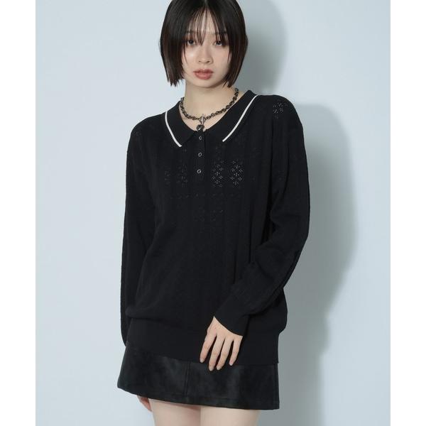 『セール実施中』ZOZO問い合わせ番号:97421880ショップ:PAGEBOY，ページボーイブランド:PAGEBOY，ページボーイ商品名:ベビーアイレットポロニットカテゴリ:トップス>ニット/セーターブランド品番:598039素材:...