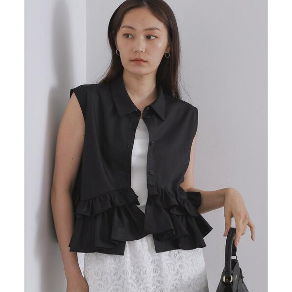 ZOZO問い合わせ番号:97422433ショップ:OPAQUE.CLIP，オペークドットクリップブランド:OPAQUE.CLIP，オペークドットクリップ商品名:《Can Cam掲載》裾ラッフルフリルシャツ【洗濯機洗い可】カテゴリ:トップス&...