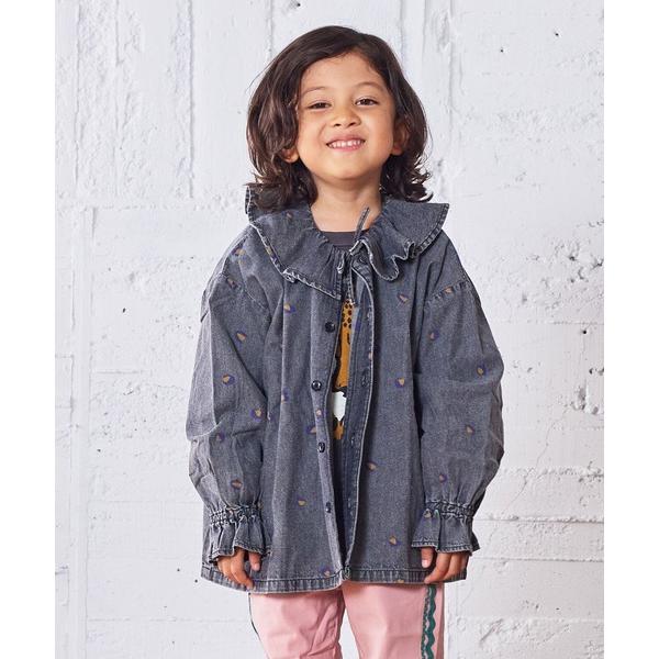 『タイムセール実施中』ZOZO問い合わせ番号:97422518ショップ:MARKEY'S，マーキーズブランド:MARKEY'S，マーキーズ商品名:デニムフリルカラーブラウスカテゴリ:トップス>シャツ/ブラウスブランド品番:000055...