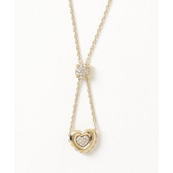 ZOZO問い合わせ番号:97422749ショップ:GUESS，ゲスブランド:Guess，ゲス商品名:L.O.V.E. 16-18” HEART PAVE’ PENDANT アクセサリー ネックレスカテゴリ:アクセサリー>ネックレスブラ...