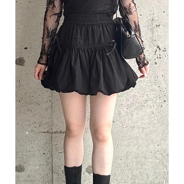 『タイムセール実施中』ZOZO問い合わせ番号:97422978ショップ:wears，ウェアーズブランド:fiere，フィエール商品名:ダブルリボンバルーンスカートカテゴリ:スカート>スカートブランド品番:ds3素材:ポリエステル100...