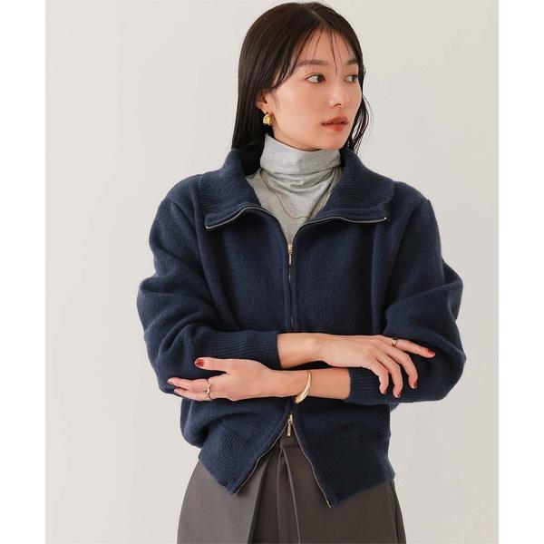 『タイムセール実施中』ZOZO問い合わせ番号:97423315ショップ:ur's，ユアーズブランド:ur's，ユアーズ商品名:ビッグカラーZIPニットカテゴリ:トップス>ニット/セーターブランド品番:BGXU1879素材:アクリル 4...