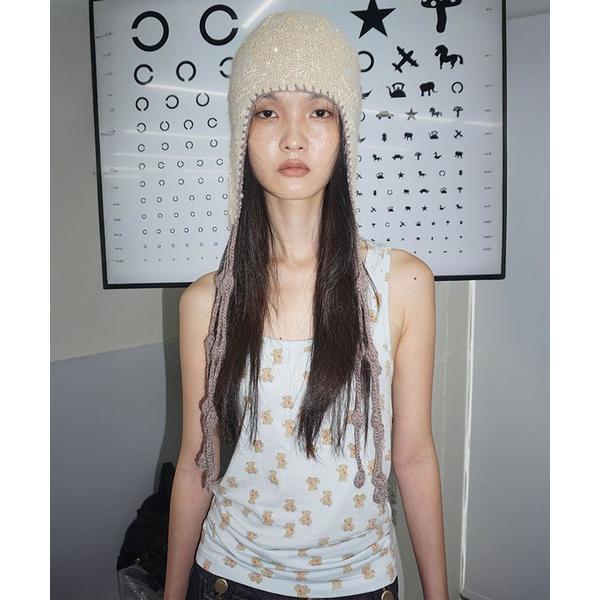 『セール実施中』ZOZO問い合わせ番号:97423844ショップ:SCULPTOR，スカルプターブランド:SCULPTOR，スカルプター商品名:Sequin Nordic Earflap Beanieカテゴリ:帽子>ニットキャップ/ビ...