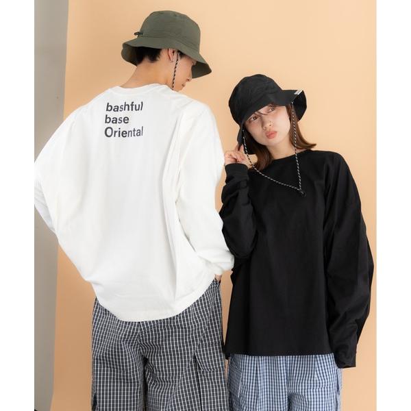 ZOZO問い合わせ番号:97424691ショップ:LIGHT HOUSE，ライトハウスブランド:bashful base Oriental，バッシュフルベースオリエンタル商品名:【bbO】バックロゴボリュームロンTカテゴリ:トップス>...
