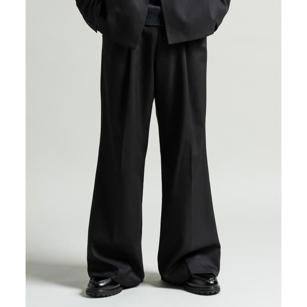 ZOZO問い合わせ番号:97425054ショップ:CJ Div.，シージェイディビジョンブランド:Casper John，キャスパージョン商品名:Wool mix semi baggy slacks/ウールミックスセミバギースラックスカテゴ...