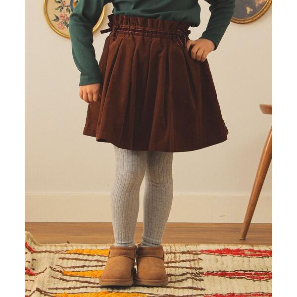 『セール実施中』ZOZO問い合わせ番号:97455721ショップ:BEAMS WOMEN，ビームスウィメンブランド:こども ビームス，コドモビームス商品名:コーデュロイ ショーツイン スカート 2025FW（90〜140cm）カテゴリ:スカ...