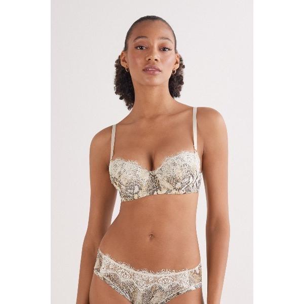 『タイムセール実施中』ZOZO問い合わせ番号:97456321ショップ:Intimissimi，インティミッシミブランド:Intimissimi，インティミッシミ商品名:Seductive Glamour スネークプリント Sofia バル...