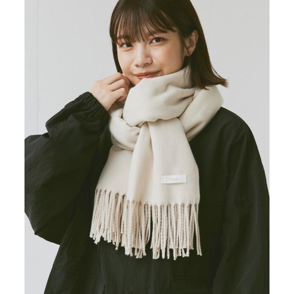 ZOZO問い合わせ番号:97456948ショップ:IF Div.，アイエフディビジョンブランド:flaner，フラネ商品名:Natural fringe muffler / ナチュラルフリンジマフラーカテゴリ:ファッション雑貨>マフラ...