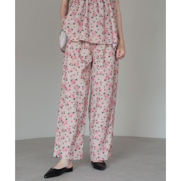 『タイムセール実施中』ZOZO問い合わせ番号:97457109ショップ:Bonjour Sagan，ボンジュールサガンブランド:amini，アミニ，Bonjour Sagan，ボンジュールサガン商品名:【2025 AW】ミモザ柄プリントパン...