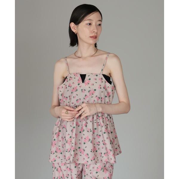 『タイムセール実施中』ZOZO問い合わせ番号:97457158ショップ:Bonjour Sagan，ボンジュールサガンブランド:amini，アミニ，Bonjour Sagan，ボンジュールサガン商品名:ミモザ柄プリントビスチェカテゴリ:トッ...