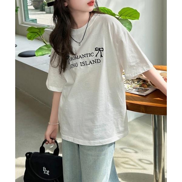 ZOZO問い合わせ番号:97457692ショップ:MANGROVE，マングローブブランド:Tickle，ティックル，MANGROVE，マングローブ商品名:フロントロゴ＆リボンTシャツカテゴリ:トップス>Tシャツ/カットソーブランド品番...