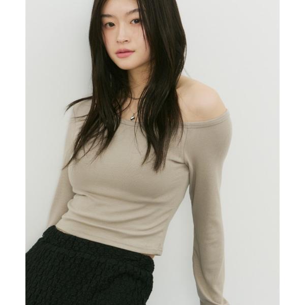 『セール実施中』ZOZO問い合わせ番号:97457790ショップ:Auntie Rosa，アンティローザブランド:bita.，ビタ商品名:ワンショルダーカップ付きロンＴカテゴリ:トップス>Tシャツ/カットソーブランド品番:BAIZI2...