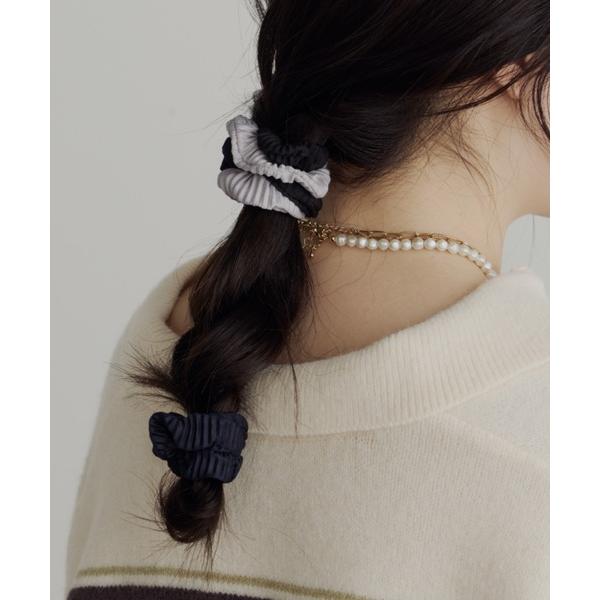 『セール実施中』ZOZO問い合わせ番号:97458079ショップ:Auntie Rosa，アンティローザブランド:bita.，ビタ商品名:ミニプリーツシュシュ3色セットカテゴリ:ヘアアクセサリー>シュシュブランド品番:BAYHS254...