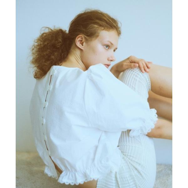 ZOZO問い合わせ番号:97458324ショップ:EN NEUME，エンノイムブランド:EN NEUME，エンノイム商品名:Lace Trim Volume Topsカテゴリ:トップス>シャツ/ブラウスブランド品番:91033素材:【...