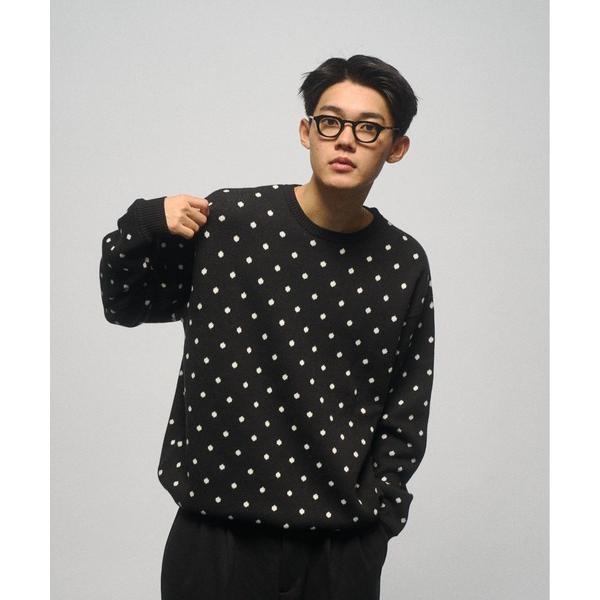 『セール実施中』ZOZO問い合わせ番号:97459172ショップ:IF Div.，アイエフディビジョンブランド:THE BOLDMAN，ザ ボールドマン商品名:Jacquard Dot Knit  / ジャガードドットニットカテゴリ:トップ...