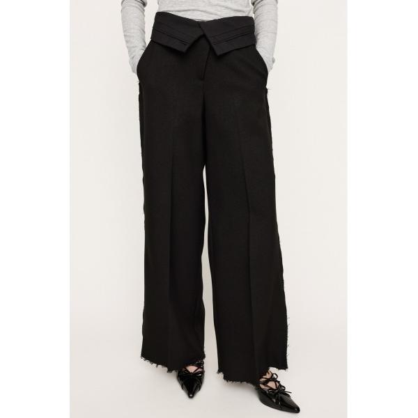 『セール実施中』ZOZO問い合わせ番号:97461576ショップ:SLY，スライブランド:SLY，スライ商品名:2WAY CUT OUT MANNISH PT ツーウェイ カットアウト マニッシュ パンツ 秋服カテゴリ:パンツ>スラッ...