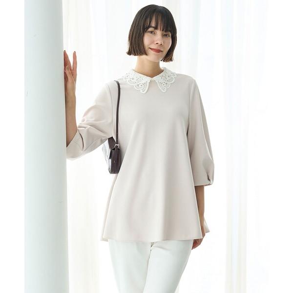 ZOZO問い合わせ番号:97490011ショップ:UNFILO，アンフィーロブランド:UNFILO，アンフィーロ商品名:【2WAY/新色追加/セレモニー】BEAUTY MOVE レース襟ブラウスカテゴリ:トップス>シャツ/ブラウスブラ...