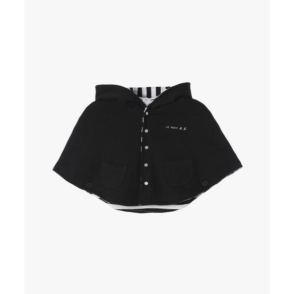 ZOZO問い合わせ番号:97490089ショップ:agnes b.，アニエスベーブランド:agnes b.，アニエスベー商品名:ベビー ”b.b.”ロゴ コットン リバーシブル ポンチョカテゴリ:ジャケット/アウター>その他アウターブ...