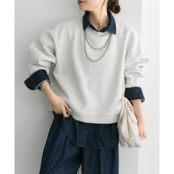 『タイムセール実施中』ZOZO問い合わせ番号:97490535ショップ:PUAL CE CIN，ピュアルセシンブランド:PUAL CE CIN，ピュアルセシン商品名:裏起毛ショートプルオーバーカテゴリ:トップス>スウェットブランド品番...