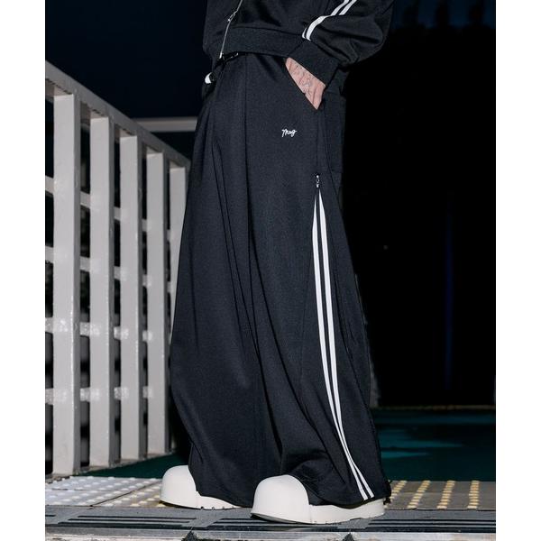 『タイムセール実施中』ZOZO問い合わせ番号:97490566ショップ:MSG，エムエスジーブランド:MSG，エムエスジー商品名:【SET-UP着用可能】オーバーサイズラインジャージトラックパンツカテゴリ:パンツ>その他パンツブランド...