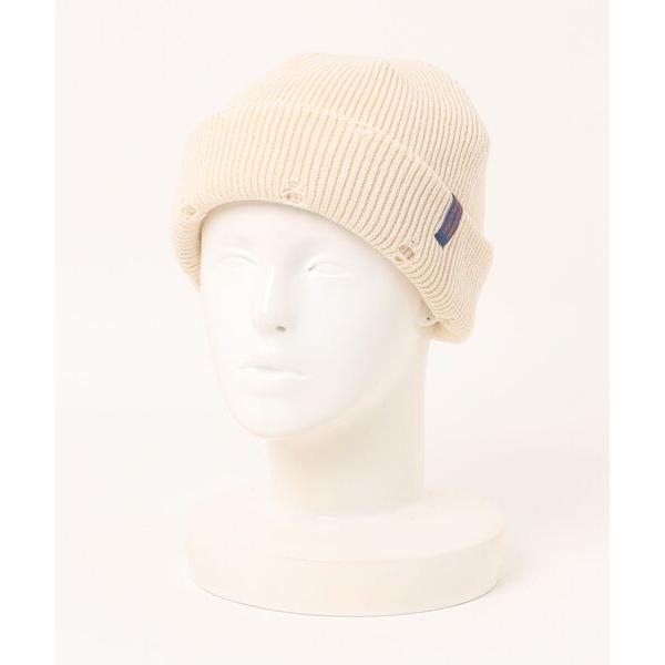 ZOZO問い合わせ番号:97491016ショップ:ムラサキスポーツ，ムラサキスポーツブランド:ムラサキスポーツ，ムラサキスポーツ商品名:TESTIFY/テスティファイ ダメージビーニー ニット帽 RT-6517カテゴリ:帽子>ニットキ...