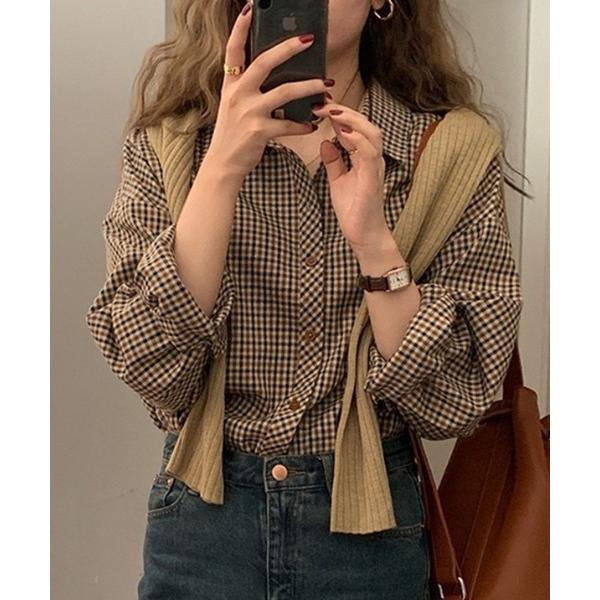 『タイムセール実施中』ZOZO問い合わせ番号:97491998ショップ:ANAP，アナップブランド:cammie，キャミー商品名:9分袖ガングラブチェックシャツカテゴリ:トップス>シャツ/ブラウスブランド品番:CA3-0072素材:ポ...