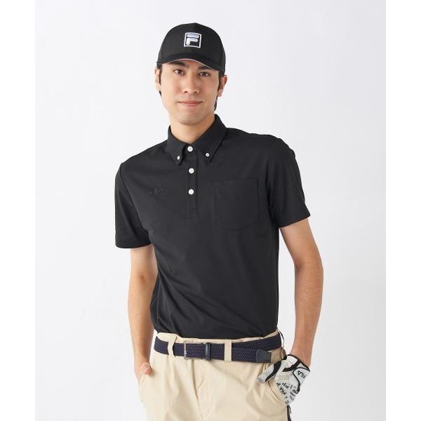 『タイムセール実施中』ZOZO問い合わせ番号:97492060ショップ:OCEAN GOLF，オーシャンゴルフブランド:FILA GOLF，フィラゴルフ 商品名:「FILA GOLF/フィラゴルフ」半袖ボタンダウンシャツ　ゴルフカテゴリ:ト...