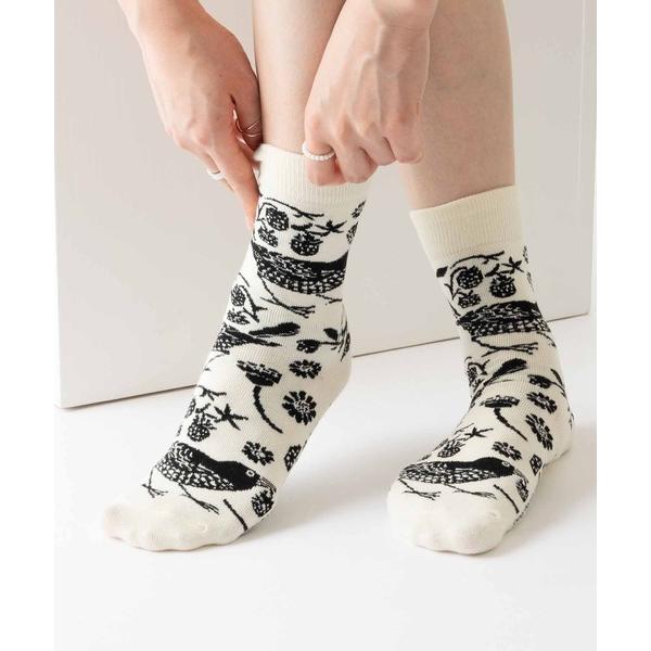 『タイムセール実施中』※このアイテムは返品・交換対象外商品です。ZOZO問い合わせ番号:97492261ショップ:ABBEY MARKET，アビーマーケットブランド:Jubilee，ジュビリー商品名:ウィリアムモリス柄 バンブーソックス デ...