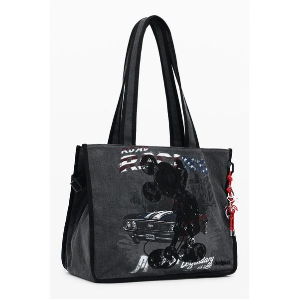 ZOZO問い合わせ番号:97492428ショップ:Desigual，デシグアルブランド:Desigual，デシグアル商品名:ミッキーマウスデニムショッパーバッグミディアムカテゴリ:バッグ>ハンドバッグブランド品番:25WAXD20素材...