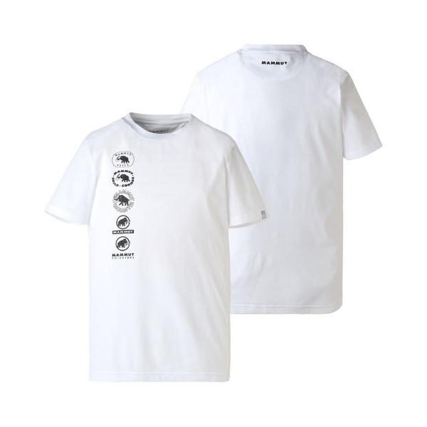 ZOZO問い合わせ番号:97492903ショップ:MAMMUT，マムートブランド:MAMMUT，マムート商品名:QD ロゴ ヒストリー P2 プリント Tシャツ アジアンフィット / QD Logo History P2 Print T-S...