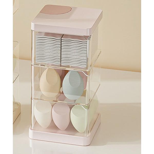 『セール実施中』ZOZO問い合わせ番号:97493681ショップ:aimoha，アイモハブランド:aimoha，アイモハ商品名:回転式クリア収納ボックスカテゴリ:インテリア>収納グッズブランド品番:moysj2914a素材:PET原産...