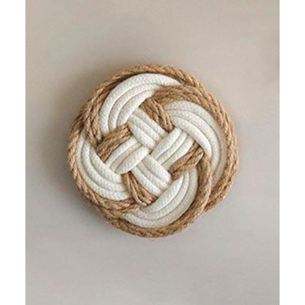 『タイムセール実施中』ZOZO問い合わせ番号:97493705ショップ:aimoha，アイモハブランド:aimoha，アイモハ商品名:北欧風ロープ編みコースターカテゴリ:食器/キッチン>グラス/マグカップ/タンブラーブランド品番:mo...