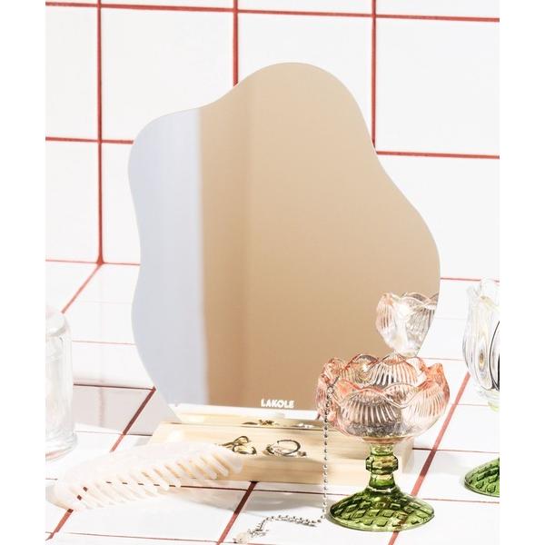 『タイムセール実施中』ZOZO問い合わせ番号:97494557ショップ:LAKOLE，ラコレブランド:LAKOLE，ラコレ商品名:ニュアンススタンドミラー / 583504カテゴリ:インテリア>ミラーブランド品番:583504素材:ガ...