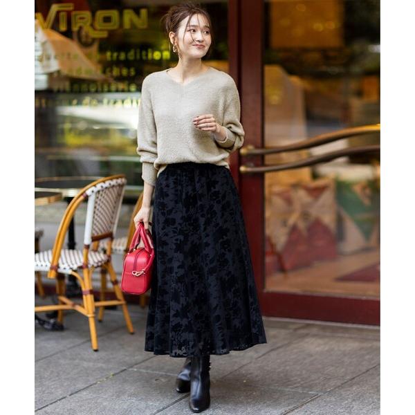 ZOZO問い合わせ番号:97495038ショップ:ANY SIS，エニィ スィスブランド:ANY SIS，エニィスィス商品名:【2SET】フェザー ニット × フロッキー スカートカテゴリ:ジャケット/アウター>セットアップブランド品...