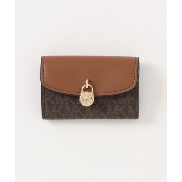 『セール実施中』ZOZO問い合わせ番号:97496223ショップ:MICHAEL KORS，マイケル・コースブランド:MICHAEL KORS，マイケルコース商品名:LYRA トライフォールド ウォレット - MKシグネチャー エクストラス...