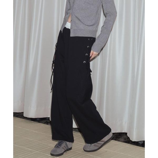 『セール実施中』ZOZO問い合わせ番号:97496328ショップ:LIAN，リアンブランド:Mili affinity，ミリアフィニティー商品名:サイドリボンウエスト切り替えスウェットパンツカテゴリ:パンツ>スウェットパンツブランド品...