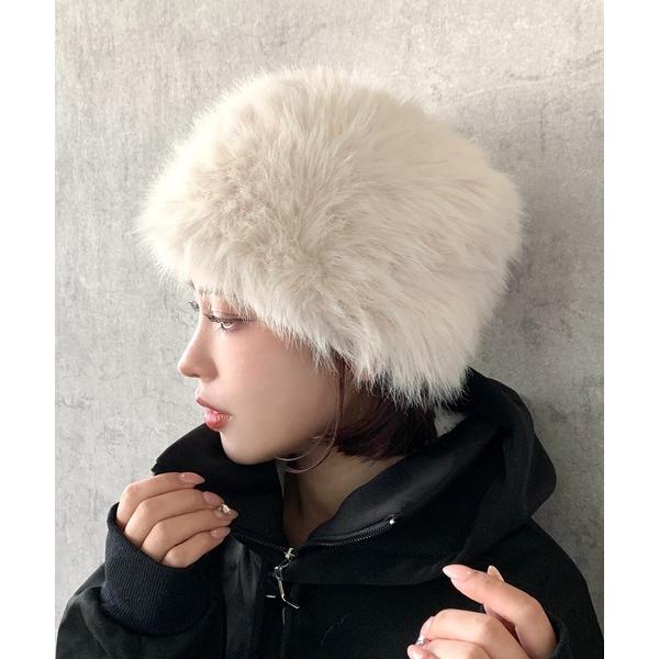 『セール実施中』ZOZO問い合わせ番号:97496629ショップ:Teem Store，チームストアブランド:lilful，リルフル商品名:【25年秋冬新作】ボリューミーフェイクファーハット ロシアン帽カテゴリ:帽子>ニットキャップ/...