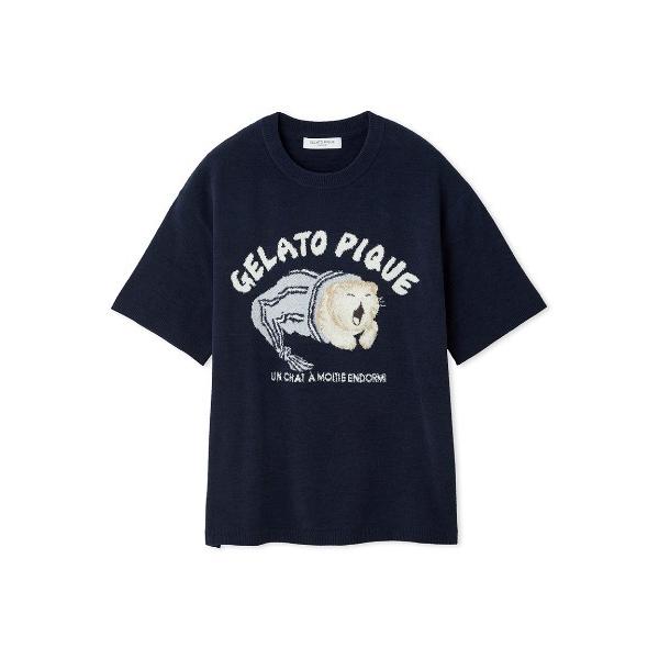 『セール実施中』ZOZO問い合わせ番号:97496774ショップ:gelato pique，ジェラート　ピケブランド:gelato pique，ジェラートピケ商品名:【HOMME】sleeping cat ジャガードプルオーバーカテゴリ:ル...