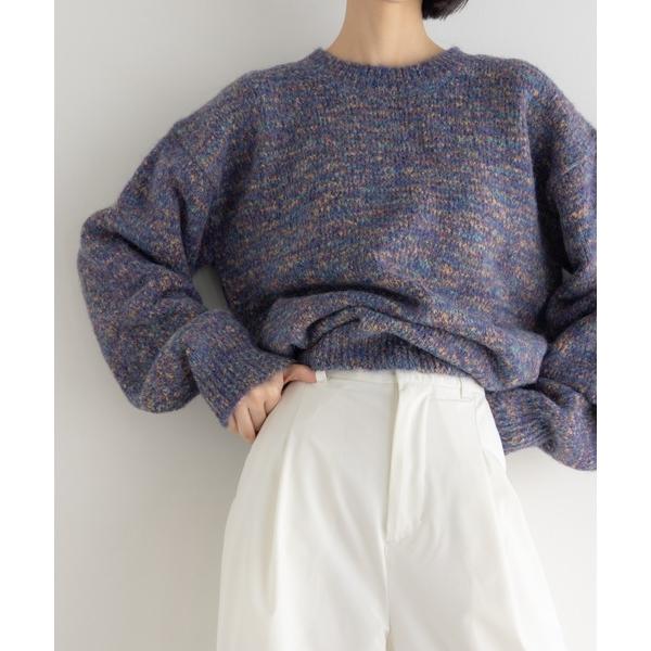 『タイムセール実施中』ZOZO問い合わせ番号:97497257ショップ:IF Div.，アイエフディビジョンブランド:haek，ハク商品名:color MIX knit pullover/カラーミックスニットプルオーバーカテゴリ:トップス&...