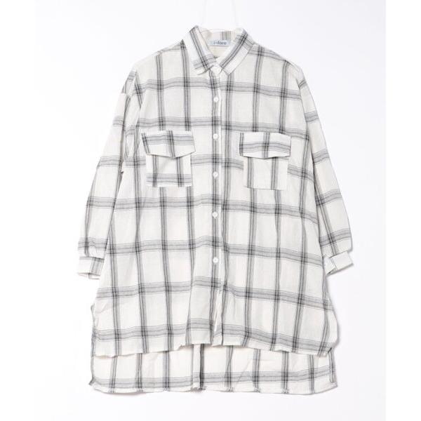 『セール実施中』ZOZO問い合わせ番号:97498255ショップ:TONE，トーンブランド:i-dare，アイディア，TONE SELECT WEAR，トーンセレクトウェア商品名:【i-dare】チェック柄 オーバーサイズ シャツカテゴリ:...