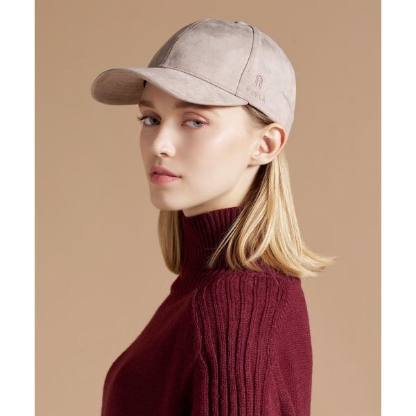 『セール実施中』ZOZO問い合わせ番号:97498556ショップ:MOONBAT，ムーンバットブランド:FURLA，フルラ，MOONBAT，ムーンバット商品名:キャップ  スエード ”FURLA ロゴ刺繍”カテゴリ:帽子>キャップブラ...