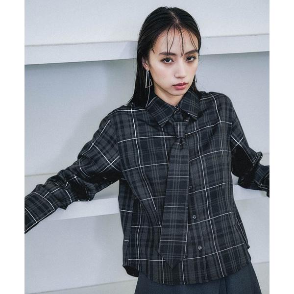 『セール実施中』ZOZO問い合わせ番号:97528883ショップ:HARE，ハレブランド:HARE，ハレ商品名:コンパクトネクタイシャツ(HARE)カテゴリ:トップス>シャツ/ブラウスブランド品番:590579素材:【ホワイト・ブラッ...