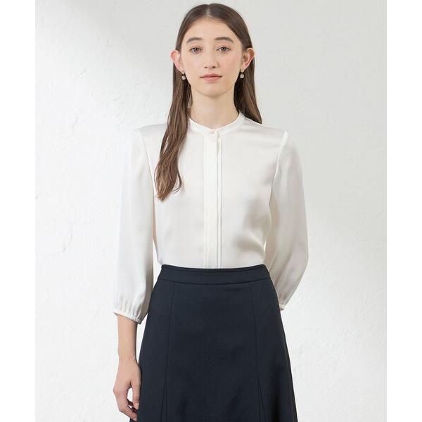 『タイムセール実施中』ZOZO問い合わせ番号:97529149ショップ:AMACA，アマカブランド:AMACA，アマカ商品名:ブライトストレッチフロントタックブラウスカテゴリ:トップス>シャツ/ブラウスブランド品番:V5M05604_...