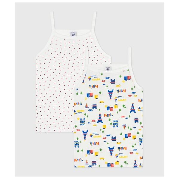 『セール実施中』※このアイテムは返品・交換対象外商品です。ZOZO問い合わせ番号:97529314ショップ:PETIT BATEAU，プチバトーブランド:PETIT BATEAU，プチバトー商品名:キャミソール２枚組カテゴリ:アンダーウェア...